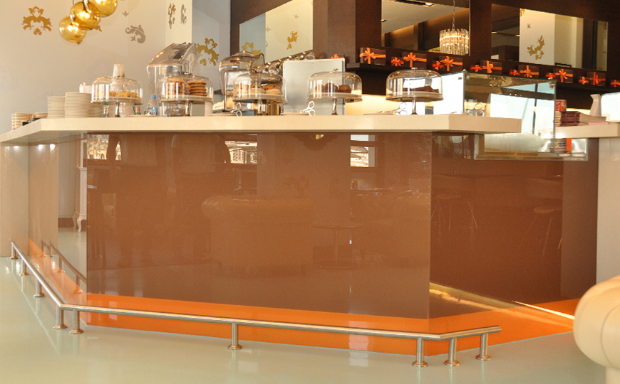 Back Painted Glass Designs | Colored Glass Designs | Qatar Glass