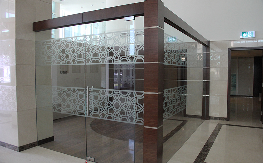 Wall Partition Design | Architectural | Office Dividers with Door
