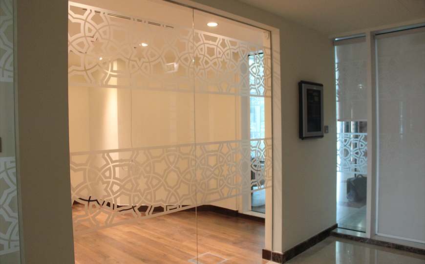 Wall Partition Design | Architectural | Office Dividers with Door