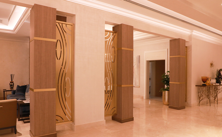 Wall Partition Design | Architectural | Office Dividers with Door