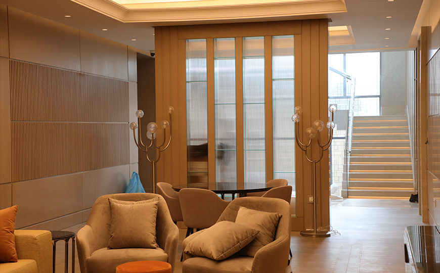 Wall Partition Design | Architectural | Office Dividers with Door