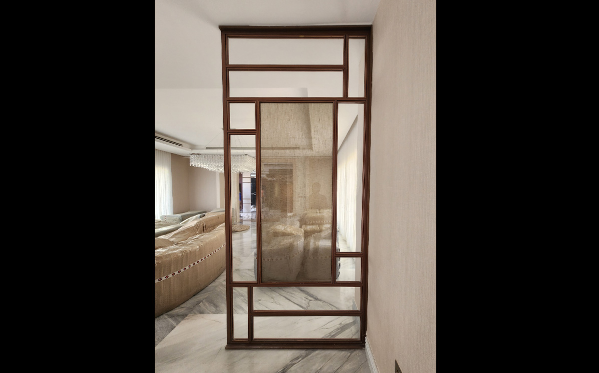 Wall Partition Design | Architectural | Office Dividers with Door