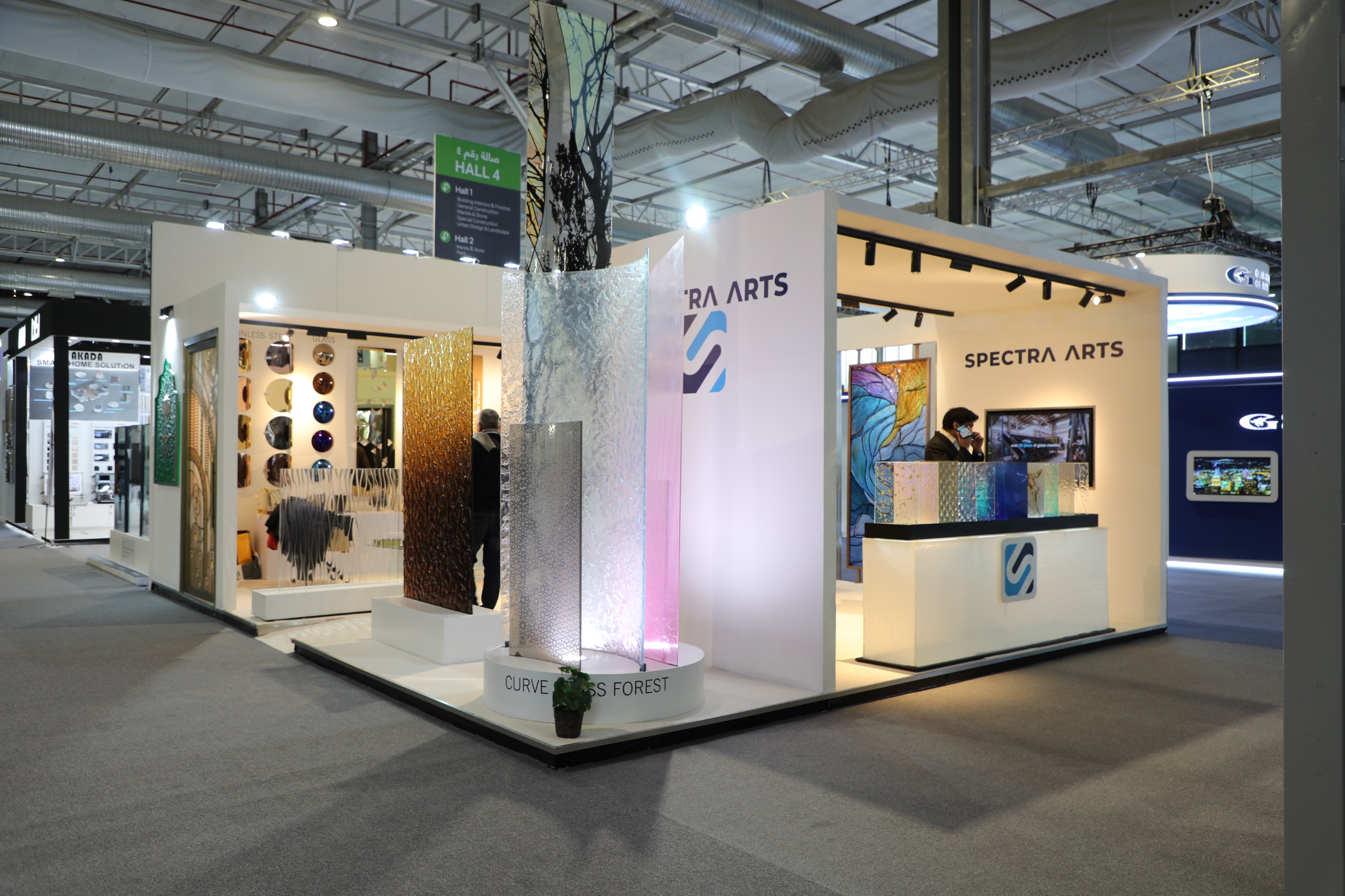 Glass Design Company | Qatar Glass | Art Works- Spectra Arts Spectra Arts